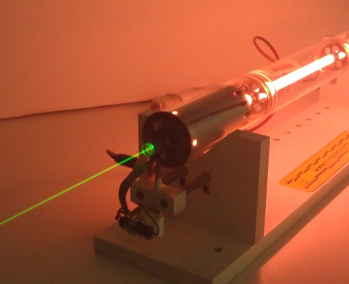 2mW 543nm Green HeNe Laser Tube – Meredith Instruments
